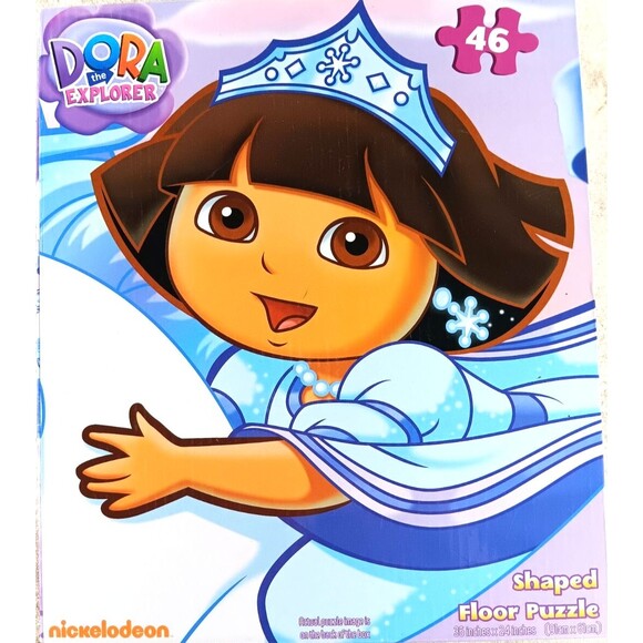 Cardinal | Toys | Dora The Explorer Shaped 46 Piece Floor Jigsaw Puzzle ...
